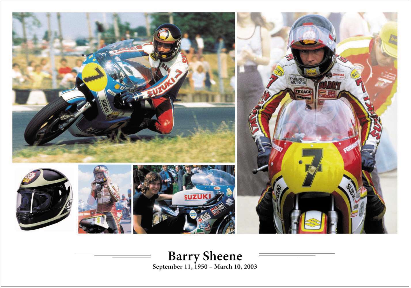 Barry Sheene - A3 Poster / Print | Products at Classic Magazines